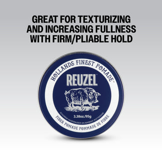 Fiber Pomade | Pliable Firm Hold Pomade | Reuzel Pomades