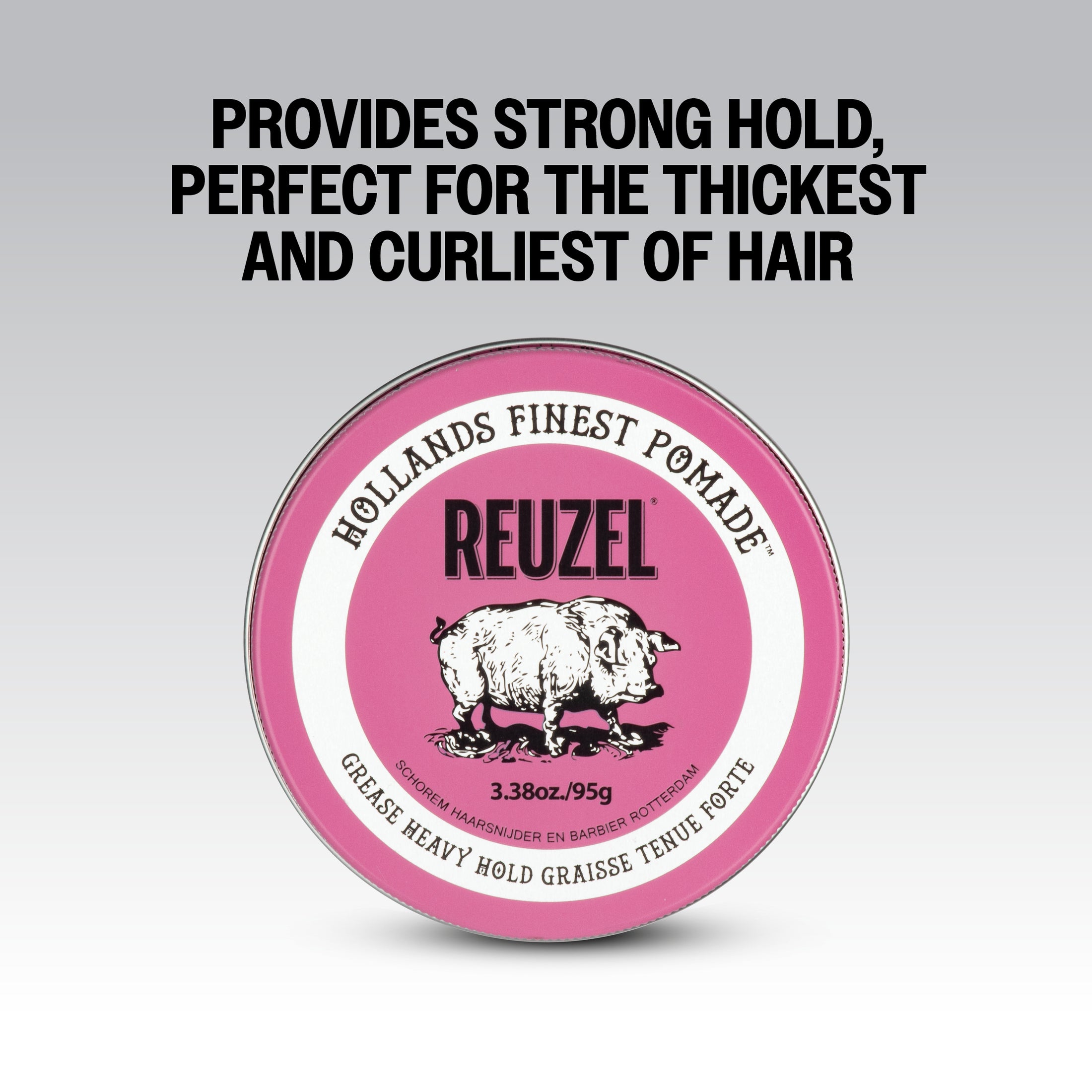 Pink Pomade | Oil Based Pomade for Thick Curly Hair – Reuzel