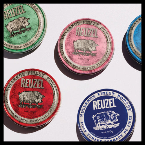 Blue Pomade | High Shine Strong Hold Pomade – Reuzel